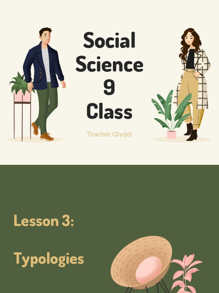 Lesson 3 Typologies | PDF
