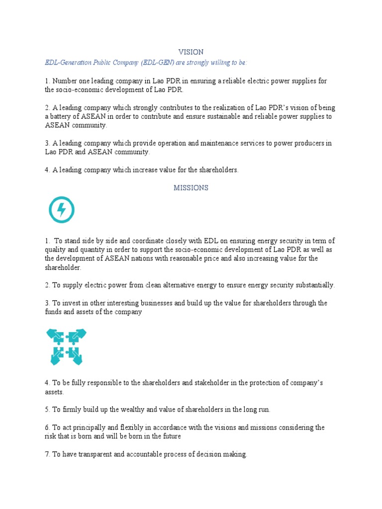EDL-Generation Public Company (EDL-GEN) Are Strongly Willing To Be ...