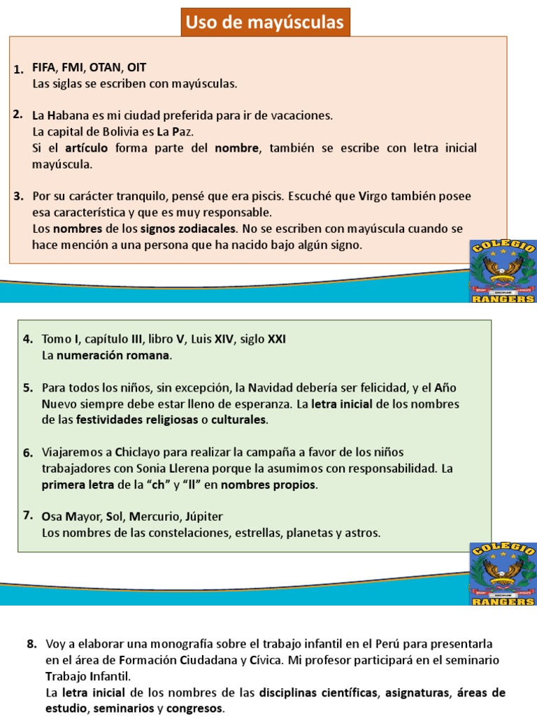 Com-3-Uso de Mayúsculas y Punto | PDF | Caso de carta