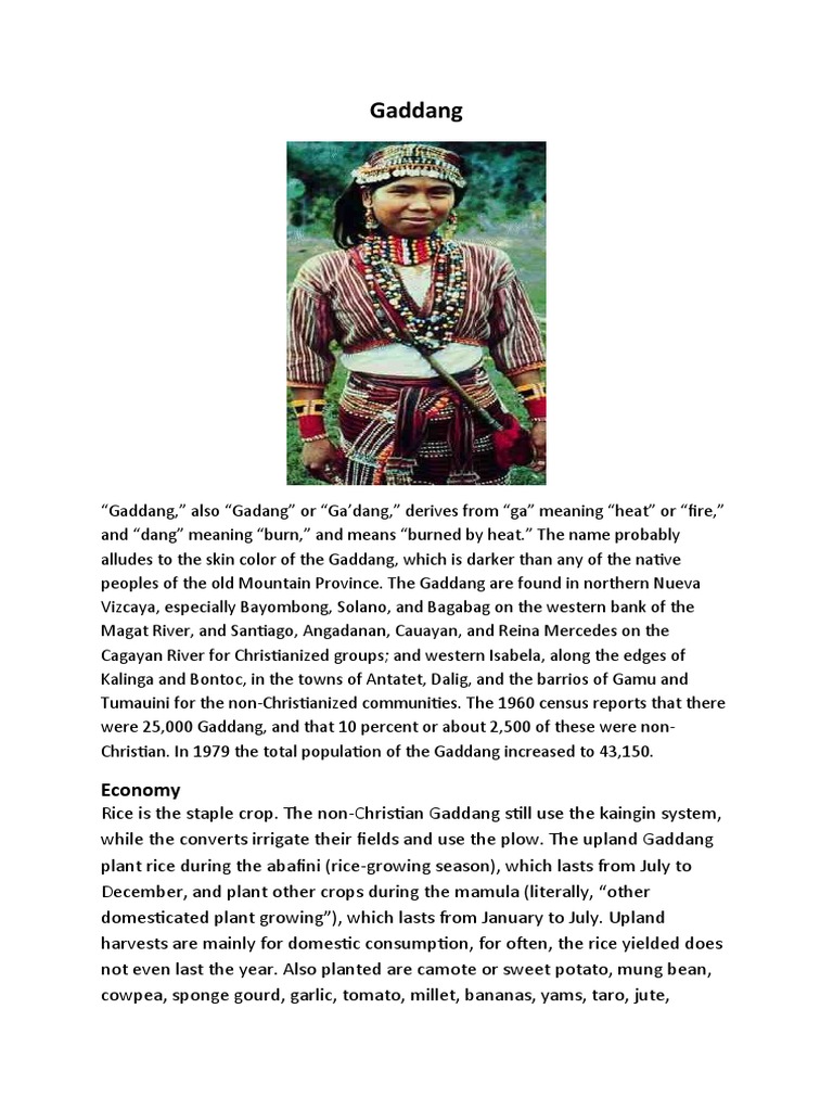 Gad Dang Tribe | PDF | Dances | Kinship