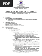 q2 Cot Filipino Week 2 Patinig Katinig | PDF