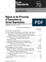 Sa 402 PDF | PDF | Financial Audit | Auditor's Report