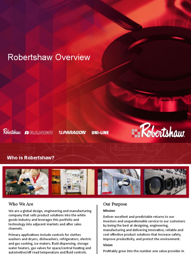 Robertshaw Overview - September 2020 | PDF | Thermostat | Water Heating