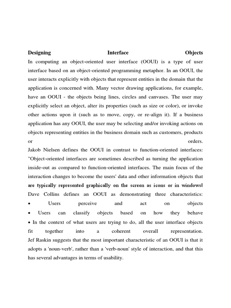 6 Designing Interface Objects | PDF | Computer Engineering | Computer ...