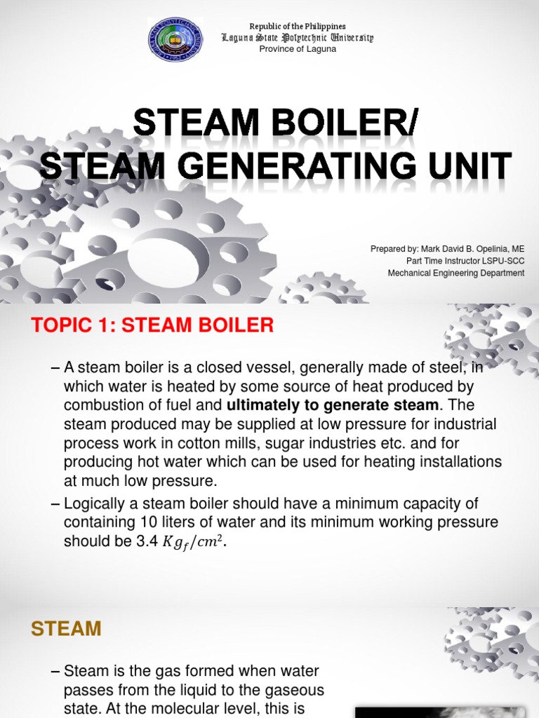 Overview of Steam Boilers and Types | PDF | Coal | Steam