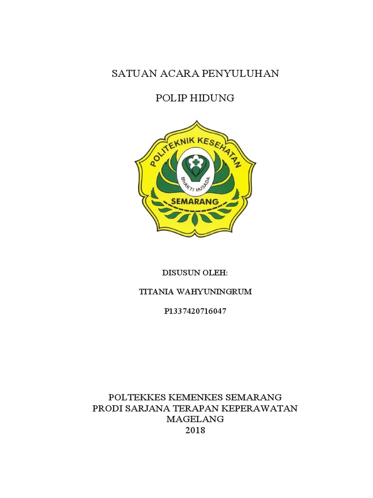 Sap Polip Hidung | PDF | Karier & Perkembangan