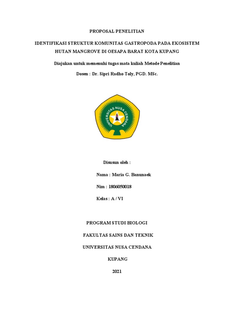 Proposal Penelitian | PDF