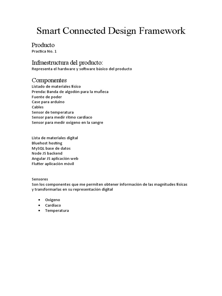 Smart Connected Design Framework | PDF
