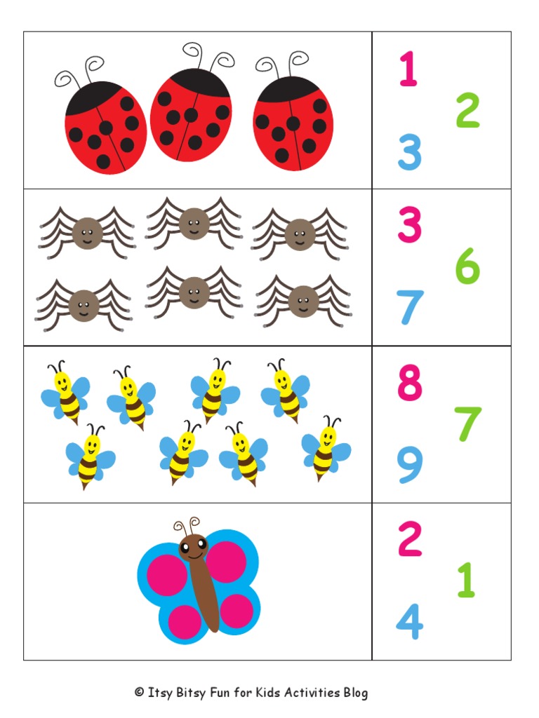 Bug Find And Count Worksheet
