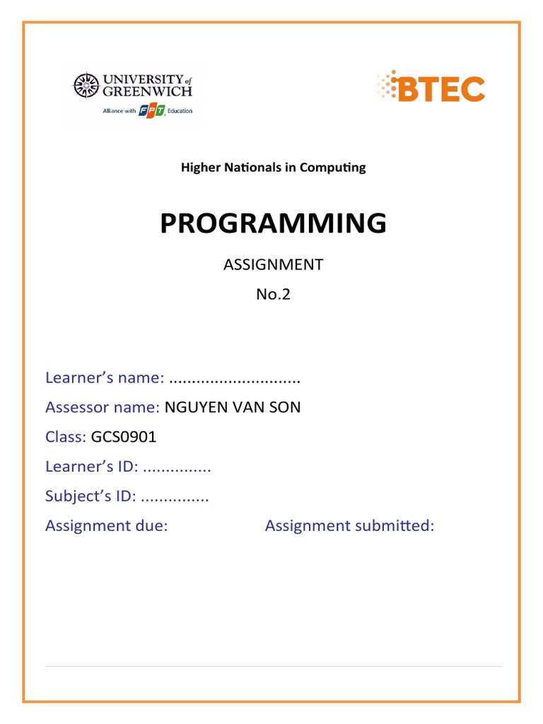 AS2 - 1618GCS0901 - Full Name - ID | PDF | Integrated Development Environment | Computer Programming