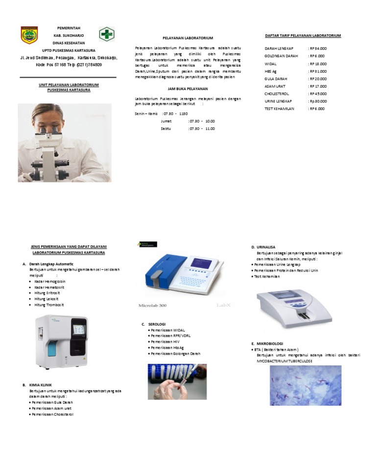 Brosur Lab | PDF