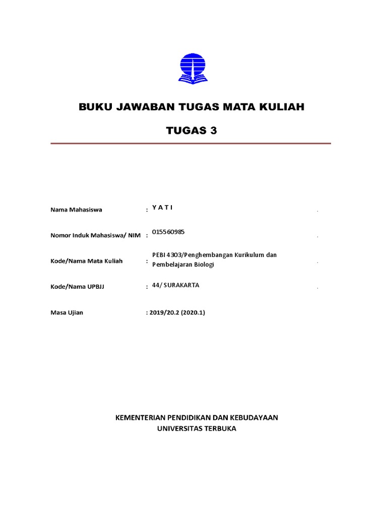 Pebi 4303 - Tugas3 | PDF