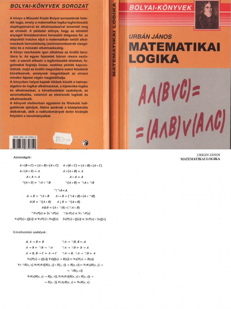 2001 - Matematikai Logika | PDF
