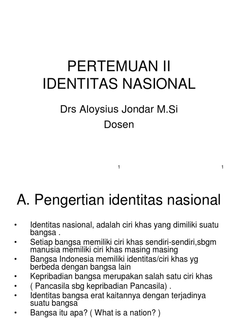 Handbook of National Identity | PDF