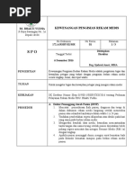 Sop Pengisian Rekam Medis Elektronik (Rme) | PDF