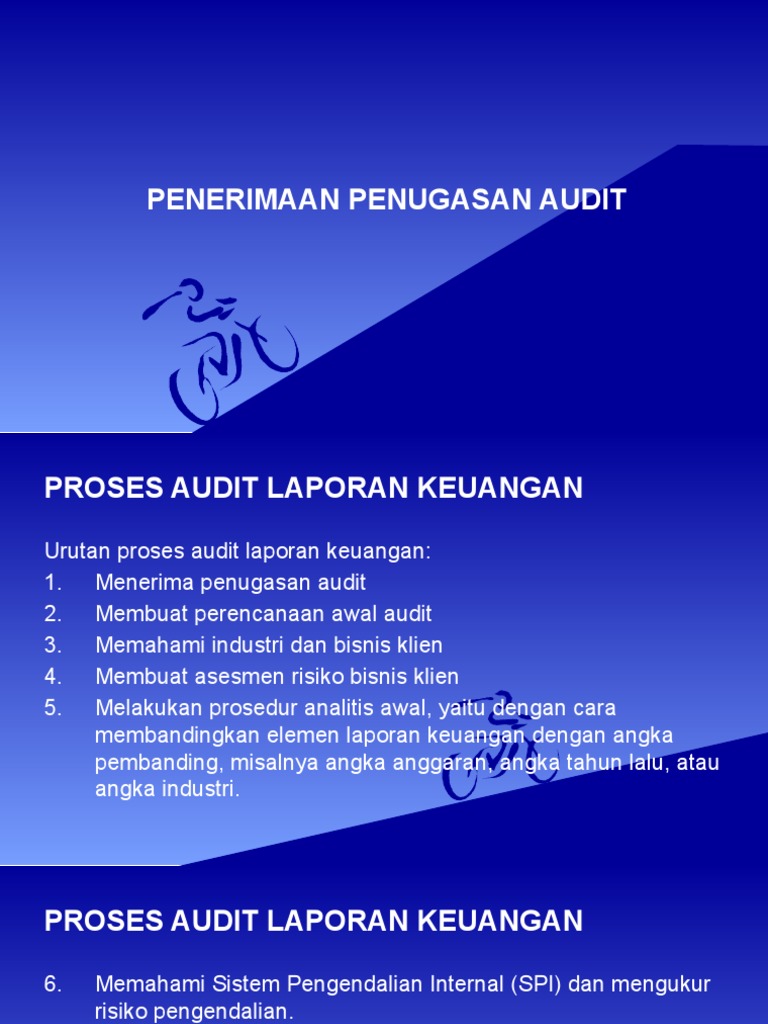 Penerimaan Penugasan Audit.. | PDF | Bisnis | Pengelolaan Keuangan & Uang