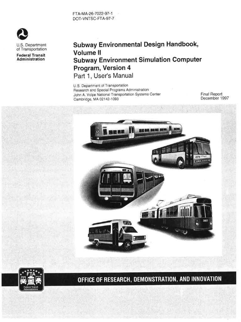 Subway Environmental Design Handbook, Volume II | PDF