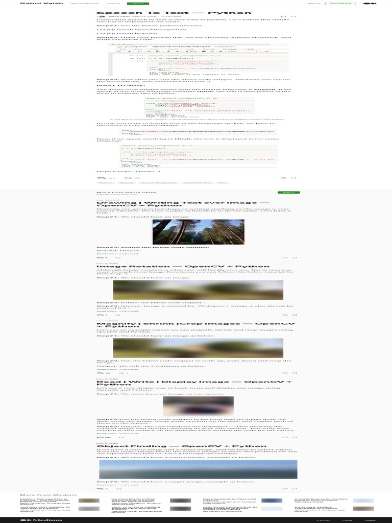 Speech To Text - Python. Converting Speech To Text Is Very Easy - by ...