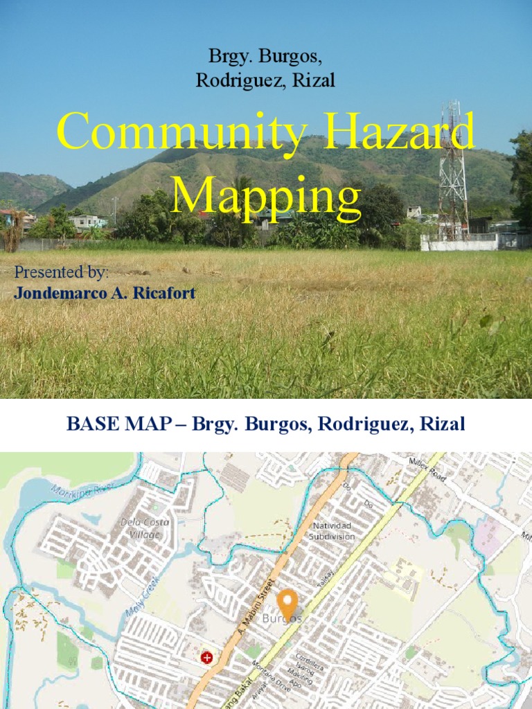 PeTa 1 Part 2 - Community Hazard Mapping (Worksheet) - SAMPLE | PDF
