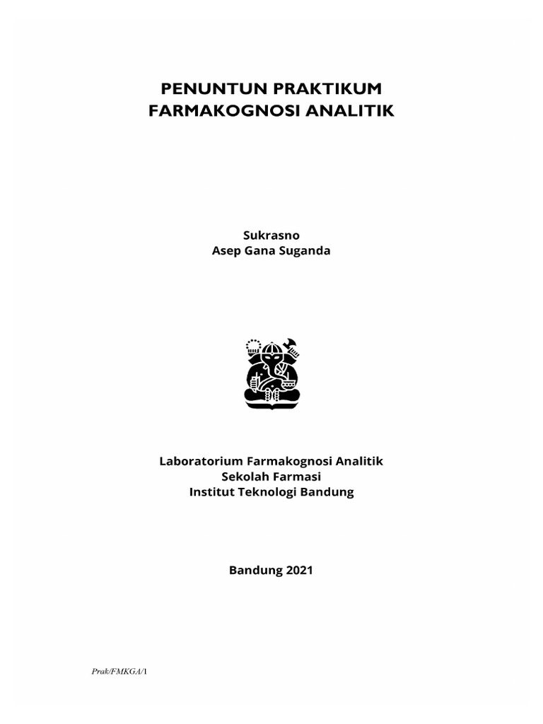 Modul Praktikum Farmakognosi Analisis | PDF