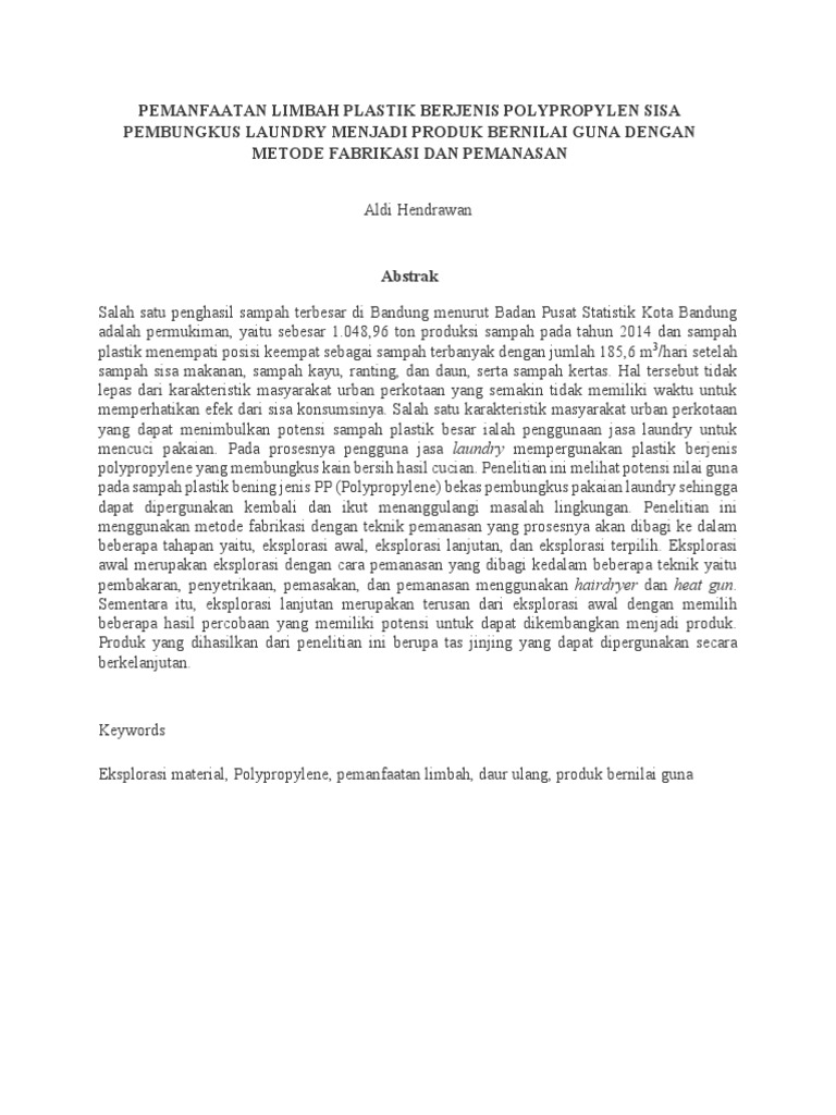 Contoh Abstrak | PDF