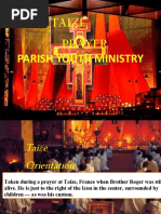 Taizé Prayer Flow Guide | PDF | Religious Behaviour And Experience | Christian Behaviour And ...