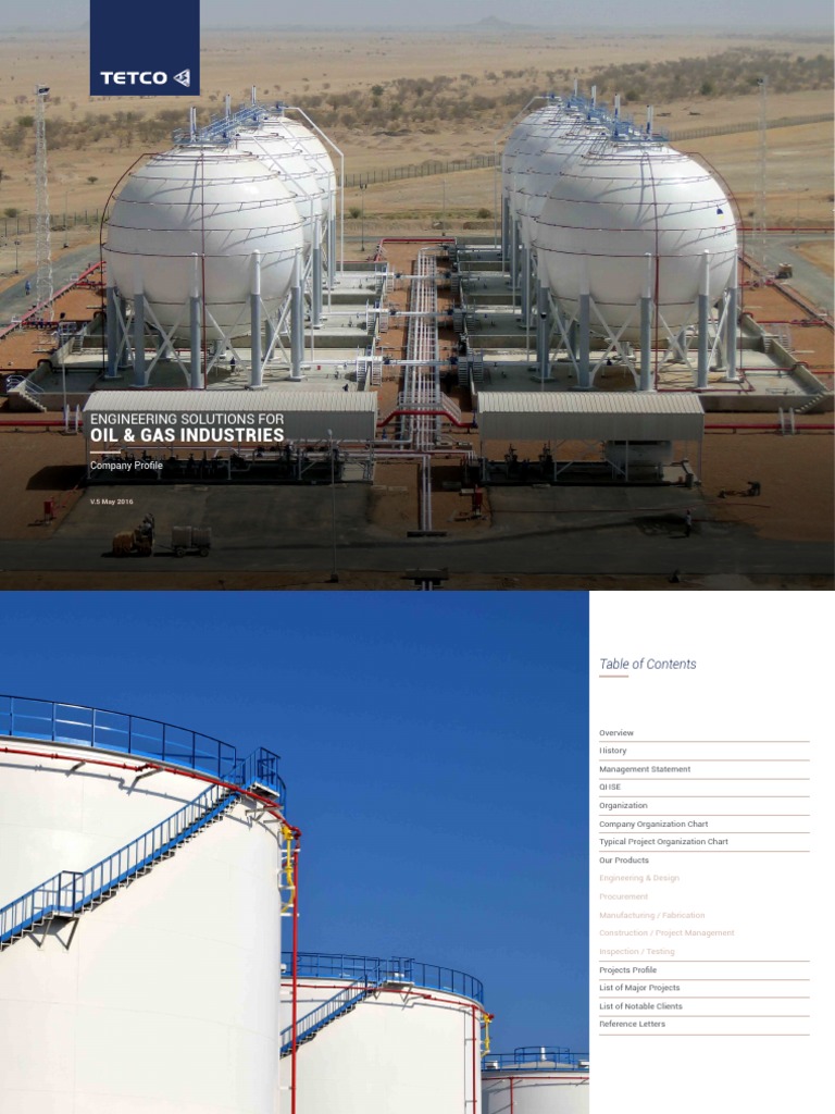 TETCO Company Profile | PDF | Asphalt | Project Management