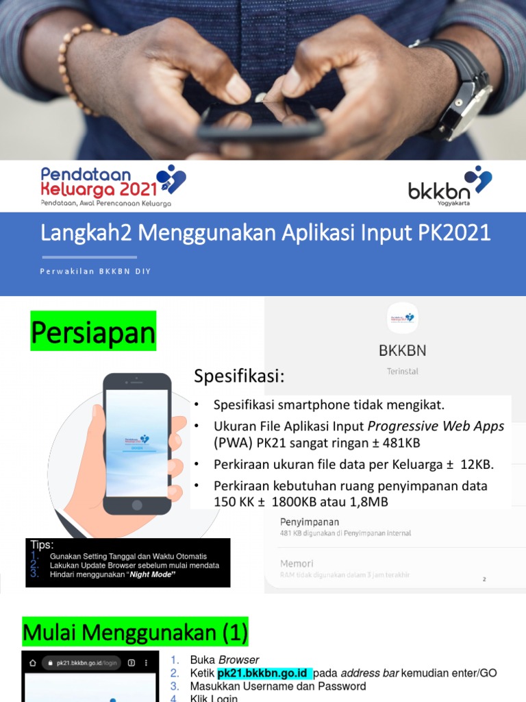 Langkah2 Menggunakan Aplikasi Input PK2021 | PDF