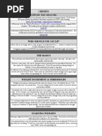 Wendler 5/3/1 Spreadsheet | PDF | Management Of Obesity | Hobbies