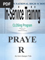 INSTALLATION of The New School Head | PDF