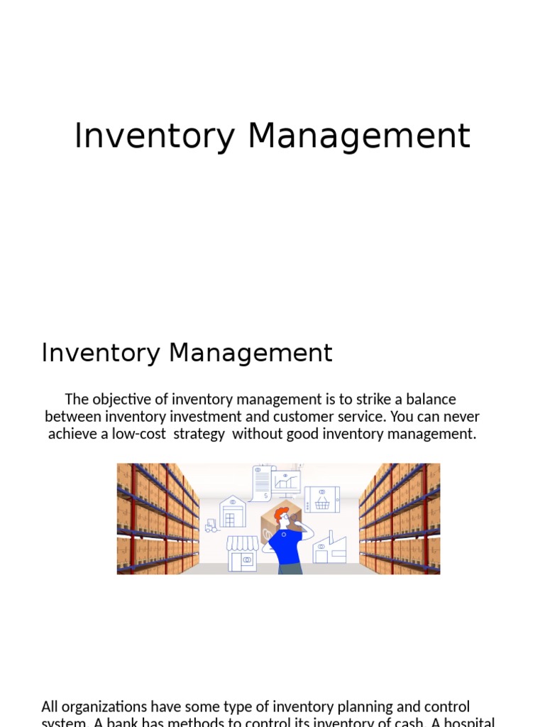 Inventory Management | PDF | Inventory | Business Process