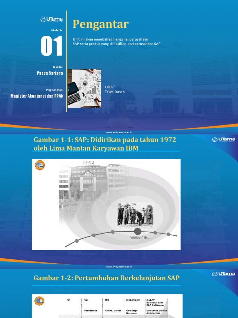Modul 01. Perkenalan SAP | PDF
