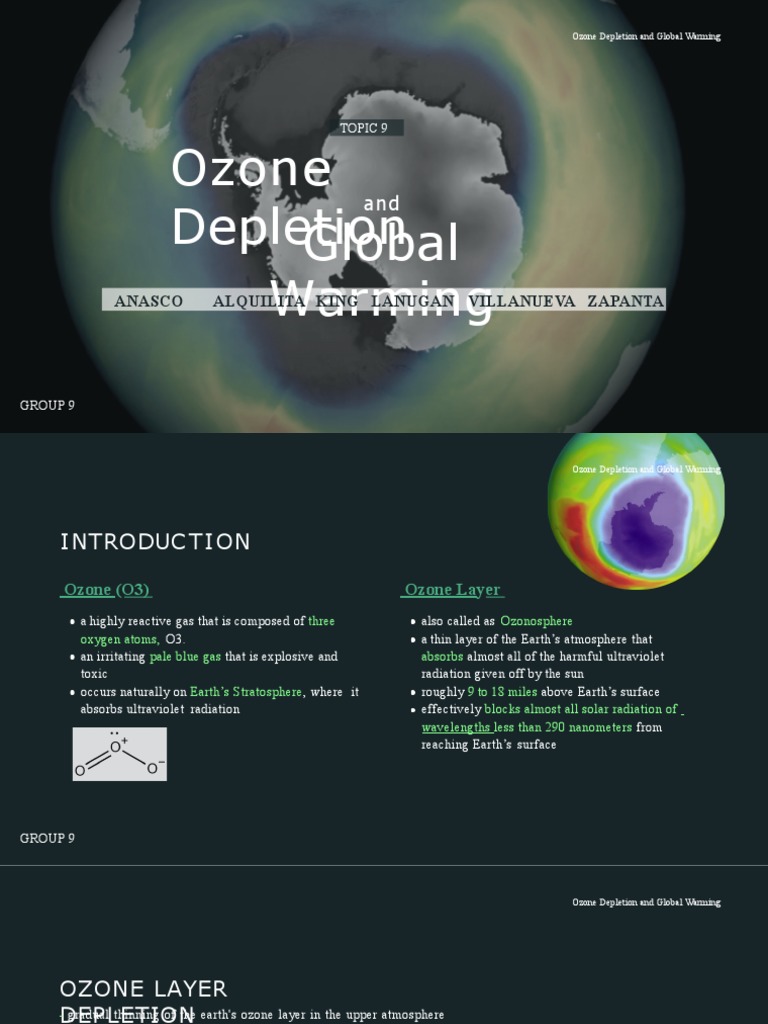 Ozone Layer and Global Warming | PDF | Ozone Depletion | Climate Change