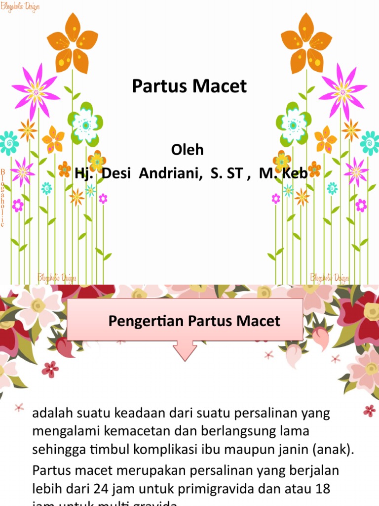 Panduan Penanganan Partus Macet | PDF | Pengembangan Diri | Kesehatan ...