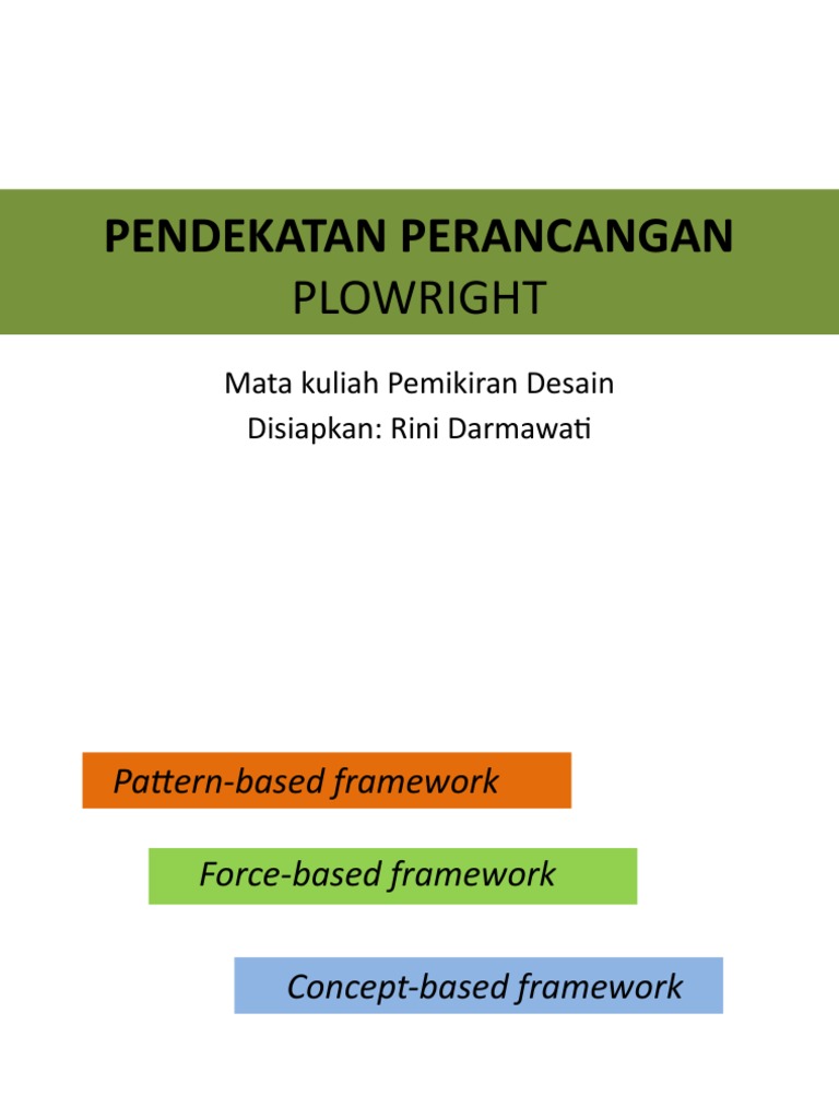 Pendekatan Desain Arsitektur Plowright | PDF | Karier & Perkembangan | Seni