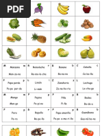 Memorama de Frutas Y Verduras | PDF