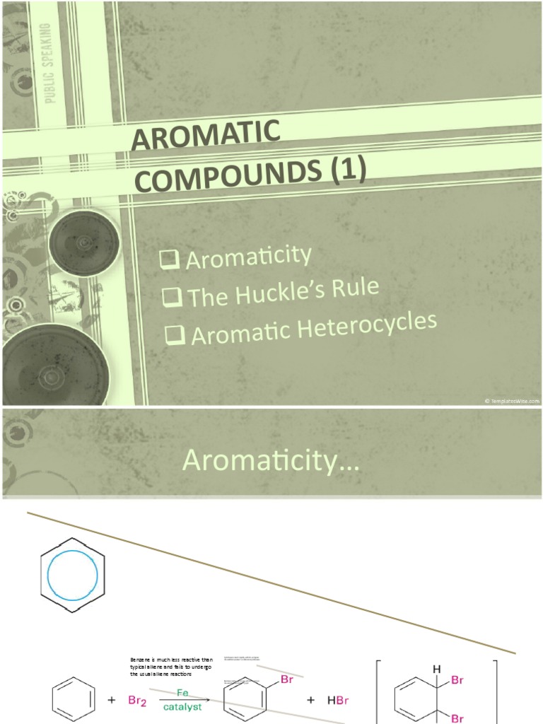 Organic Chemistry - Aromaticity, Huckle Rules, Aromatic Heterocyclic ...
