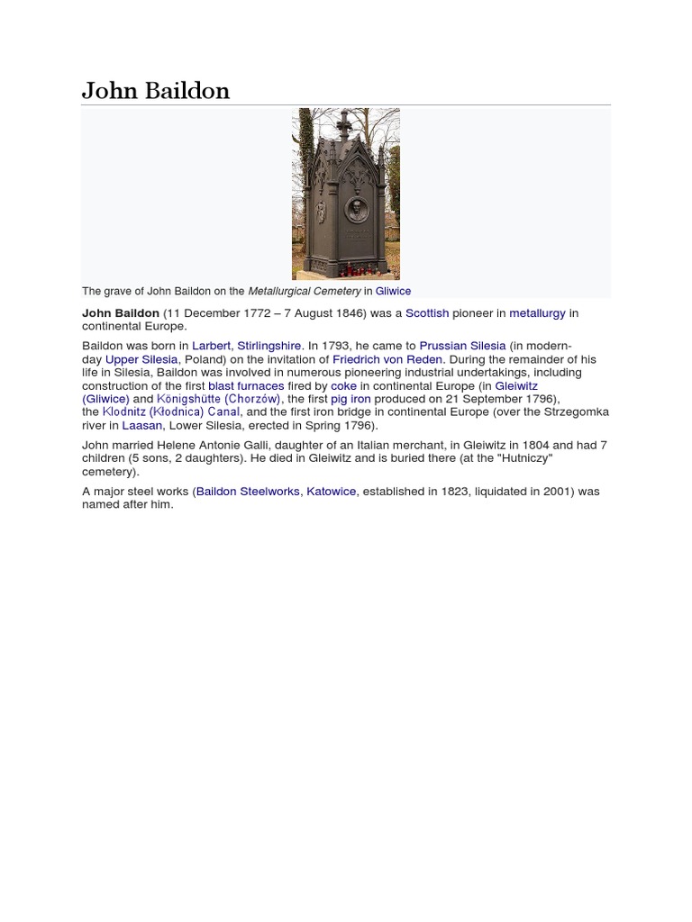 John Baildon | PDF | Travel | History