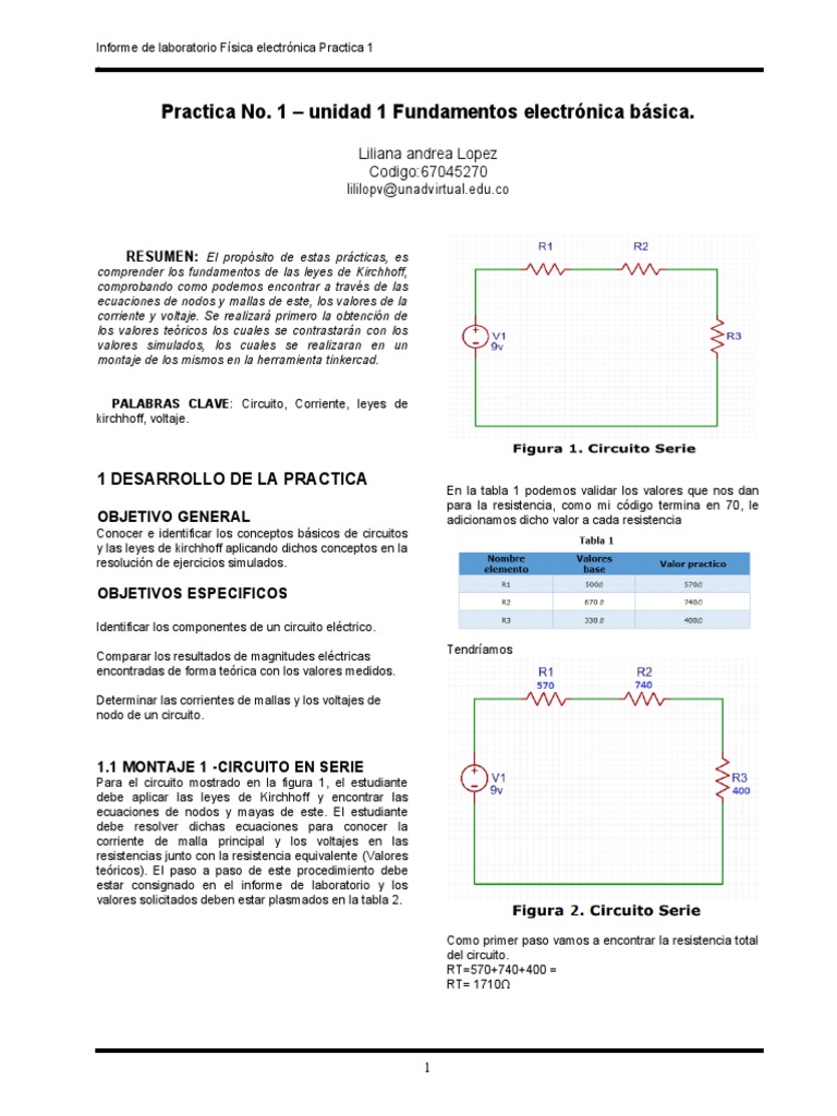 Sesión 1-Conceptos Básicos de Circuitos | PDF | Resistencia Eléctrica y Conductancia | voltaje