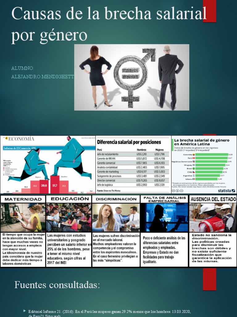 Causas de La Brecha Salarial Por Género | PDF