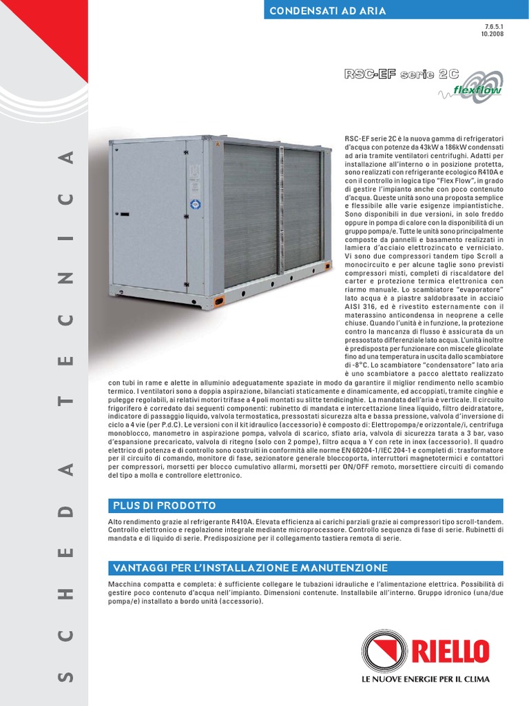 RSC Ef Serie 2c Riello 208082 Catc0e969c1 | PDF