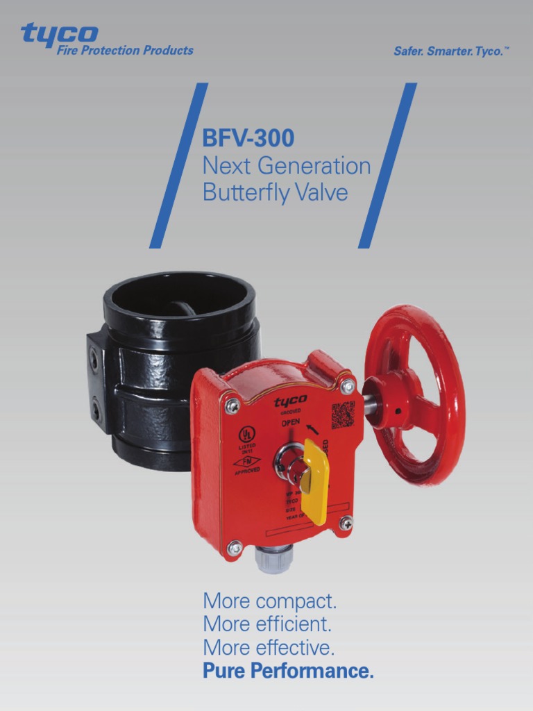 Tyco Next Generation BFV 300 Butterfly Valve 0116 | PDF | Qr Code ...