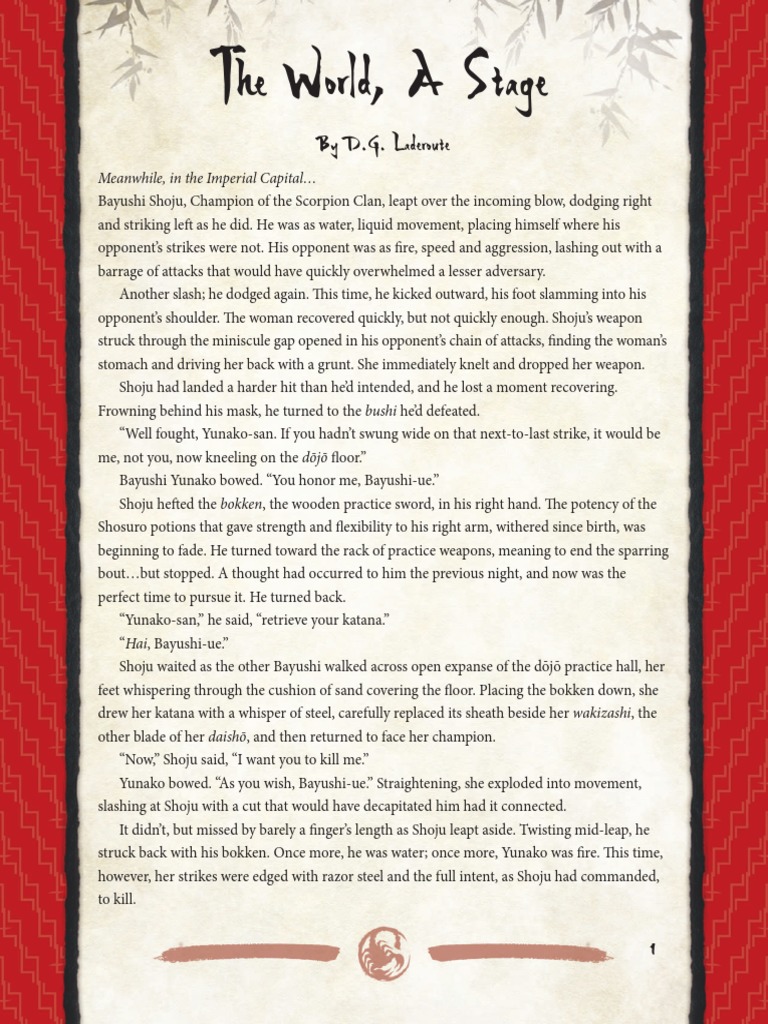 The World A Stage | PDF