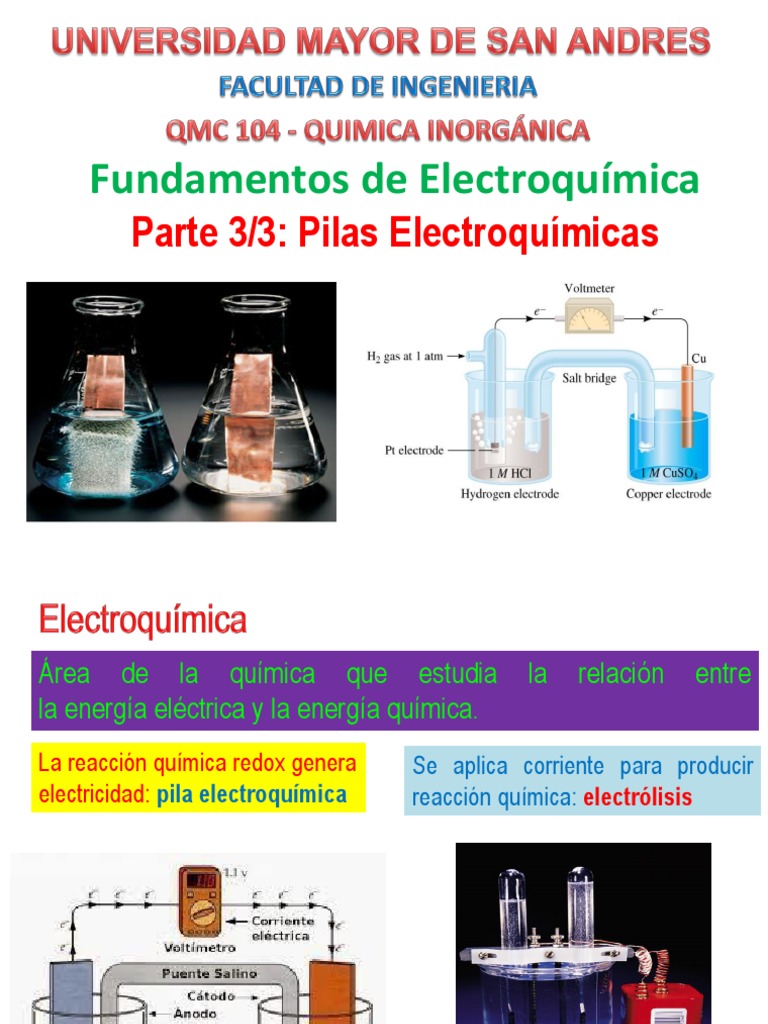 4 ELECTROQUIMICA - Parte 3 | PDF | Energía libre de Gibbs | Redox