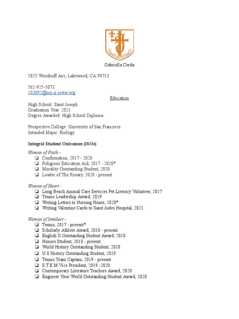 Senior Capstone Resume | PDF
