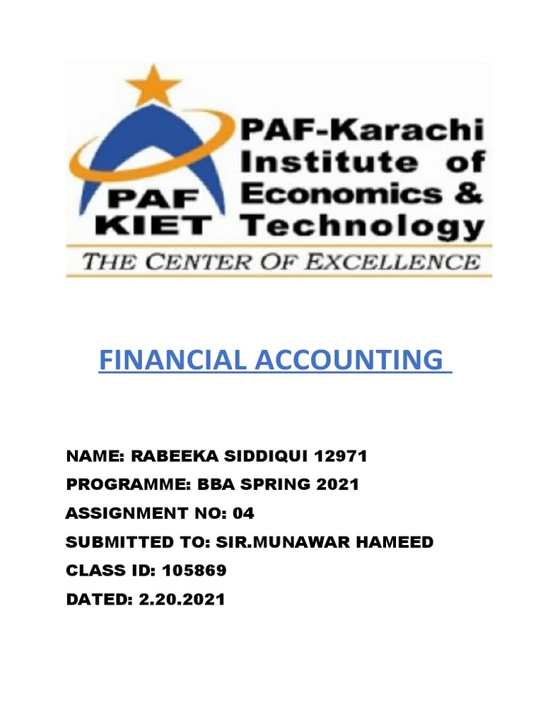 Islamic Accounting Case Study | PDF | Historical Cost | Fair Value