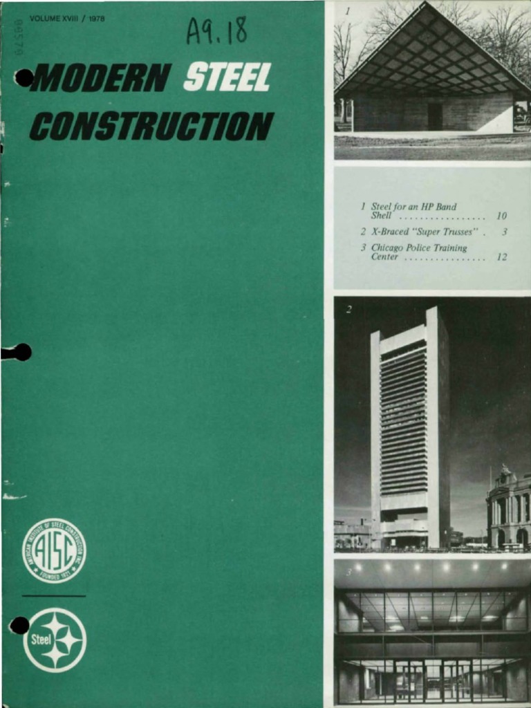 AISC 1978 v01 | PDF | Truss | Architectural Elements