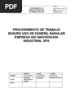 Procedimiento de Trabajo Seguro de Sierra Circular | PDF | Soldadura | Construcción