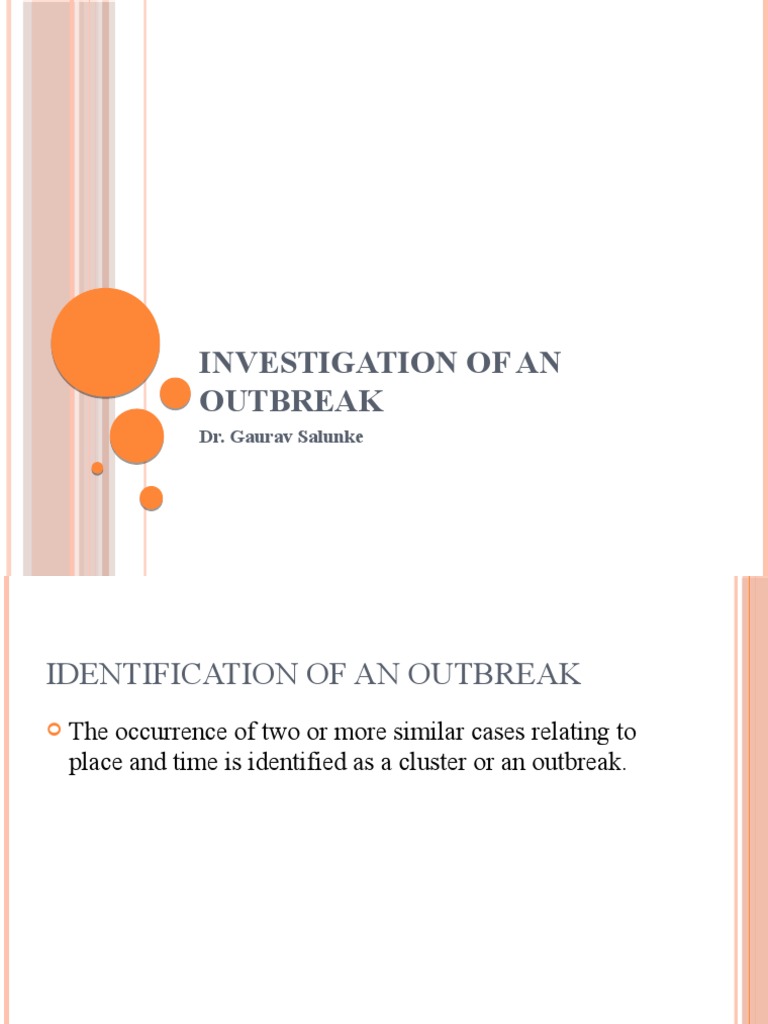 Investigation of An Outbreak | PDF