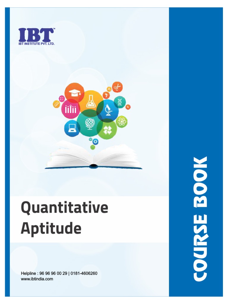 Quantitative Aptitude: Ibt Institute Pvt. LTD | PDF | Numbers ...